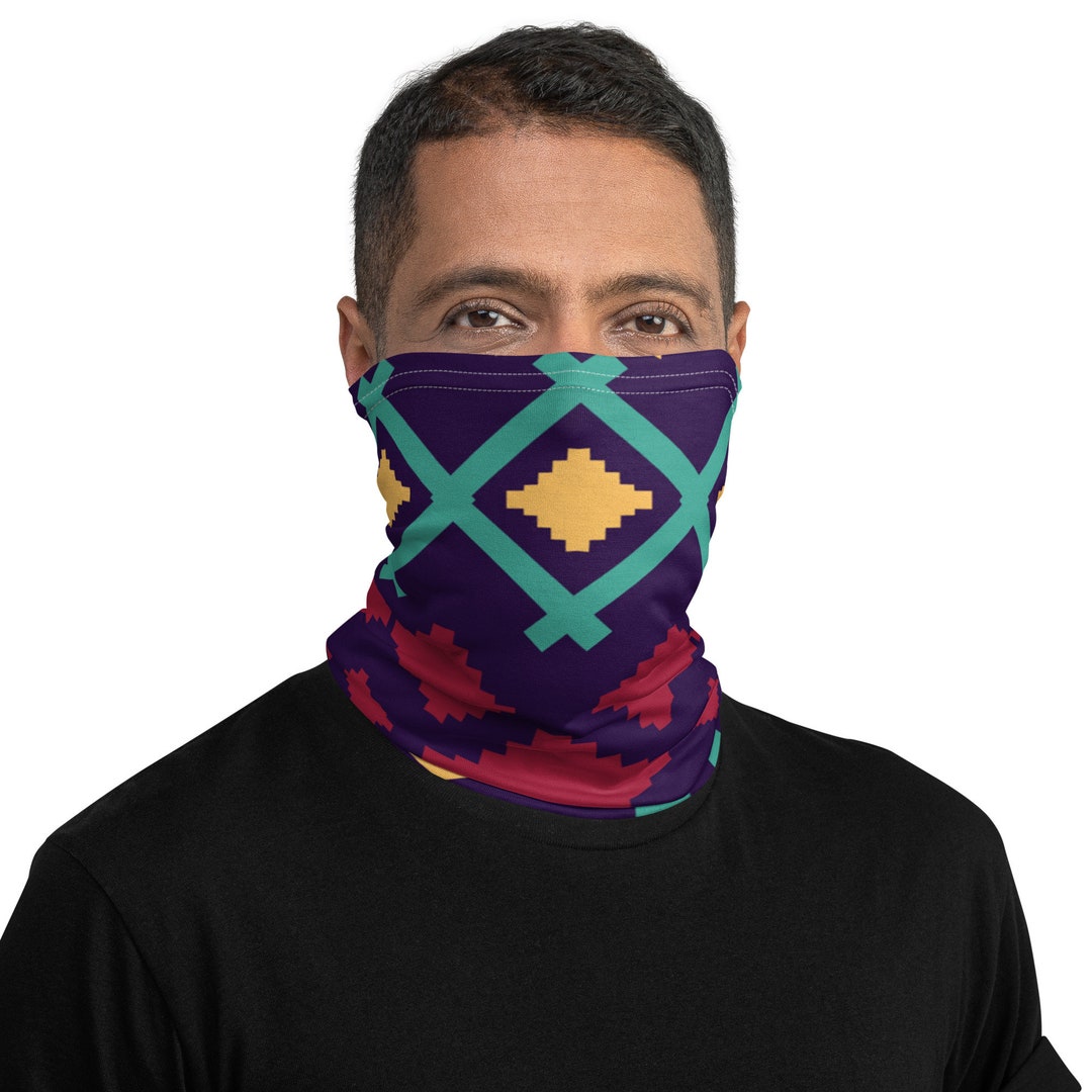 Native Design Neck Gaiter, Native Pattern Mask, Neck Gaiter, Native ...