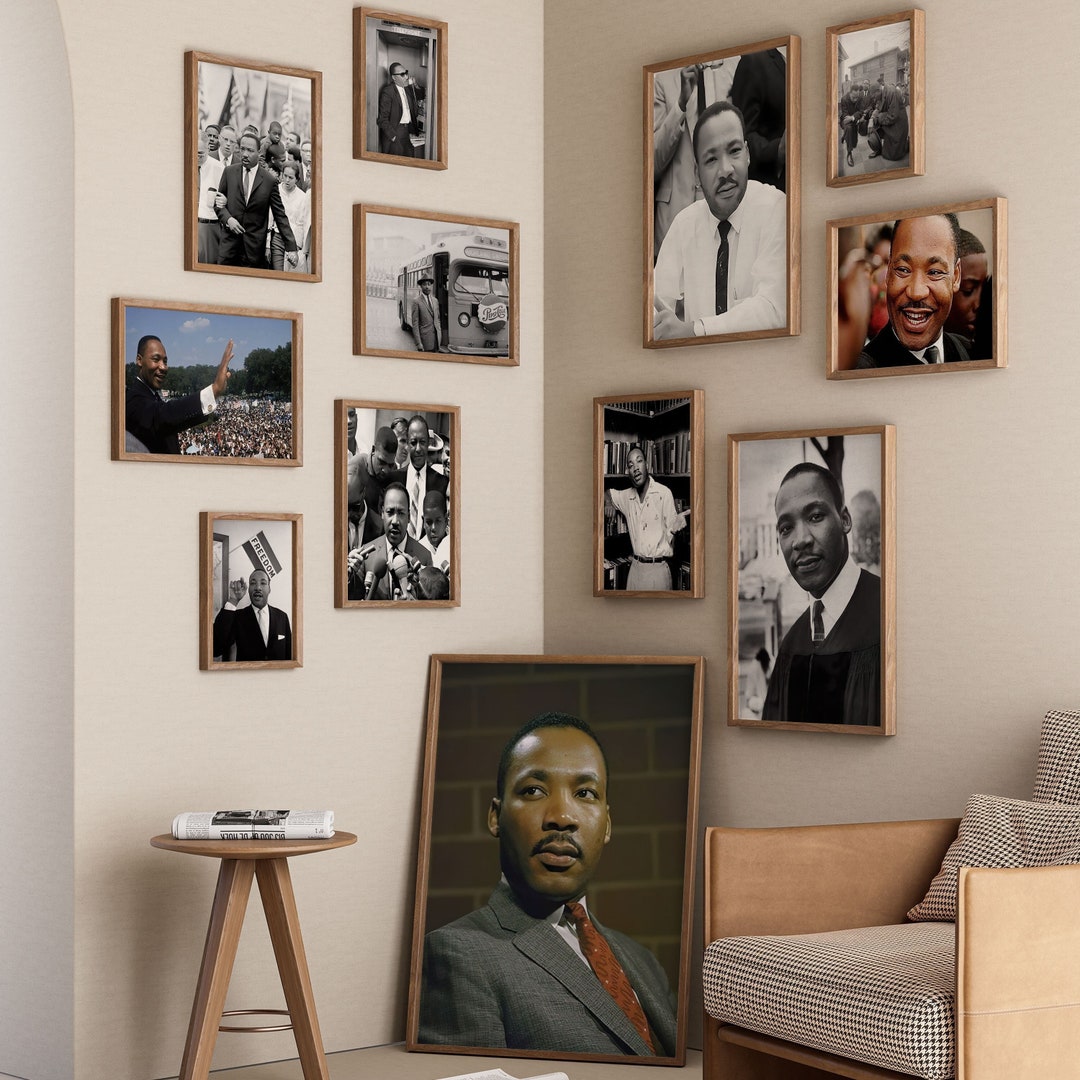 84 Martin Luther King Printable Wall Art Gallery Black History Month ...