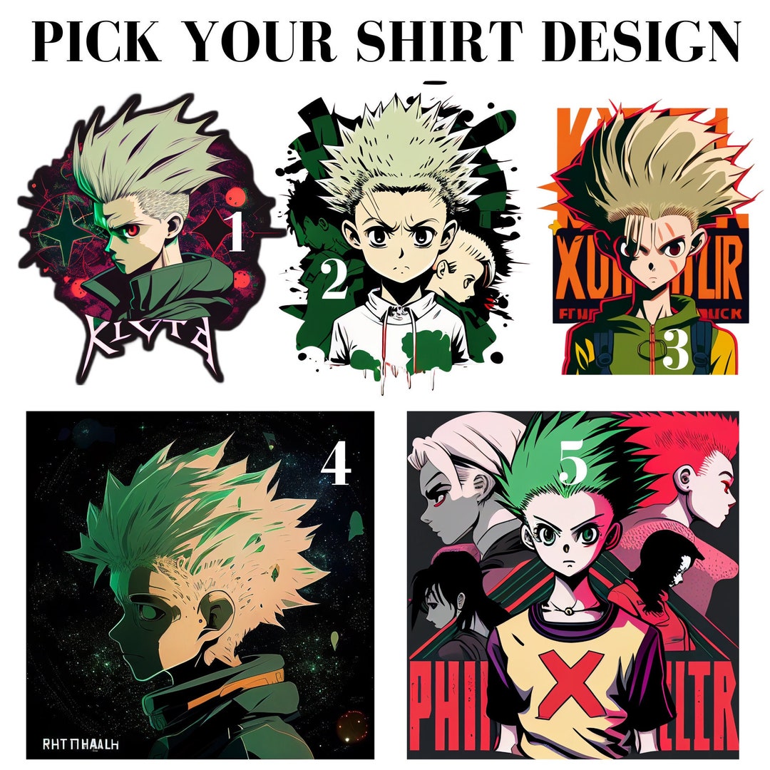 Anime Shirts Design Anime Hunter X Tshirt Manga Anime Hoodie X Hunter ...