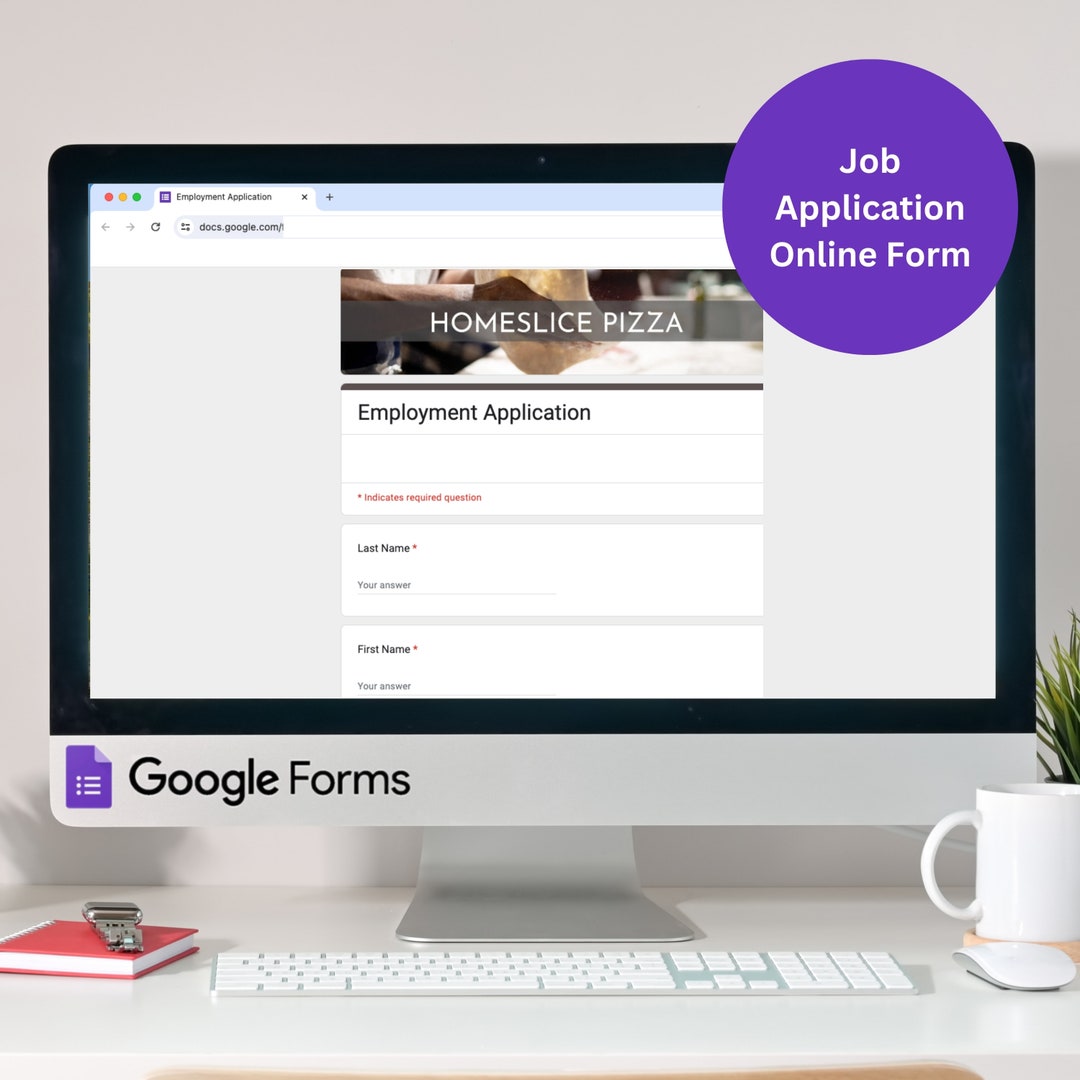 Job Application California Google Form, New Employee Application, Job ...