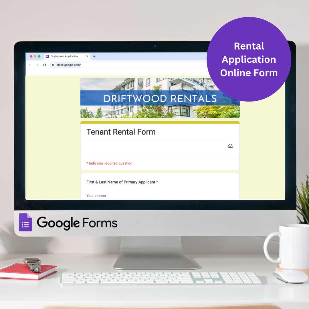 Apartment Rental Application Google Form, Tenant Application ...