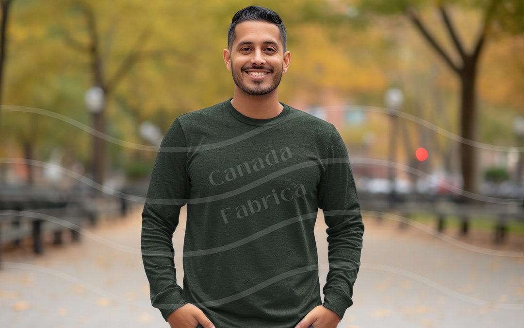 3501 Heather Forest Mockup, 3501 Model Mockup Man, BC 3501 Mock Up ...