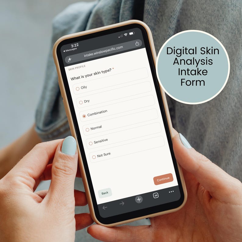 Skin Analysis Intake Form | Aesthetician Facial Consultation ...