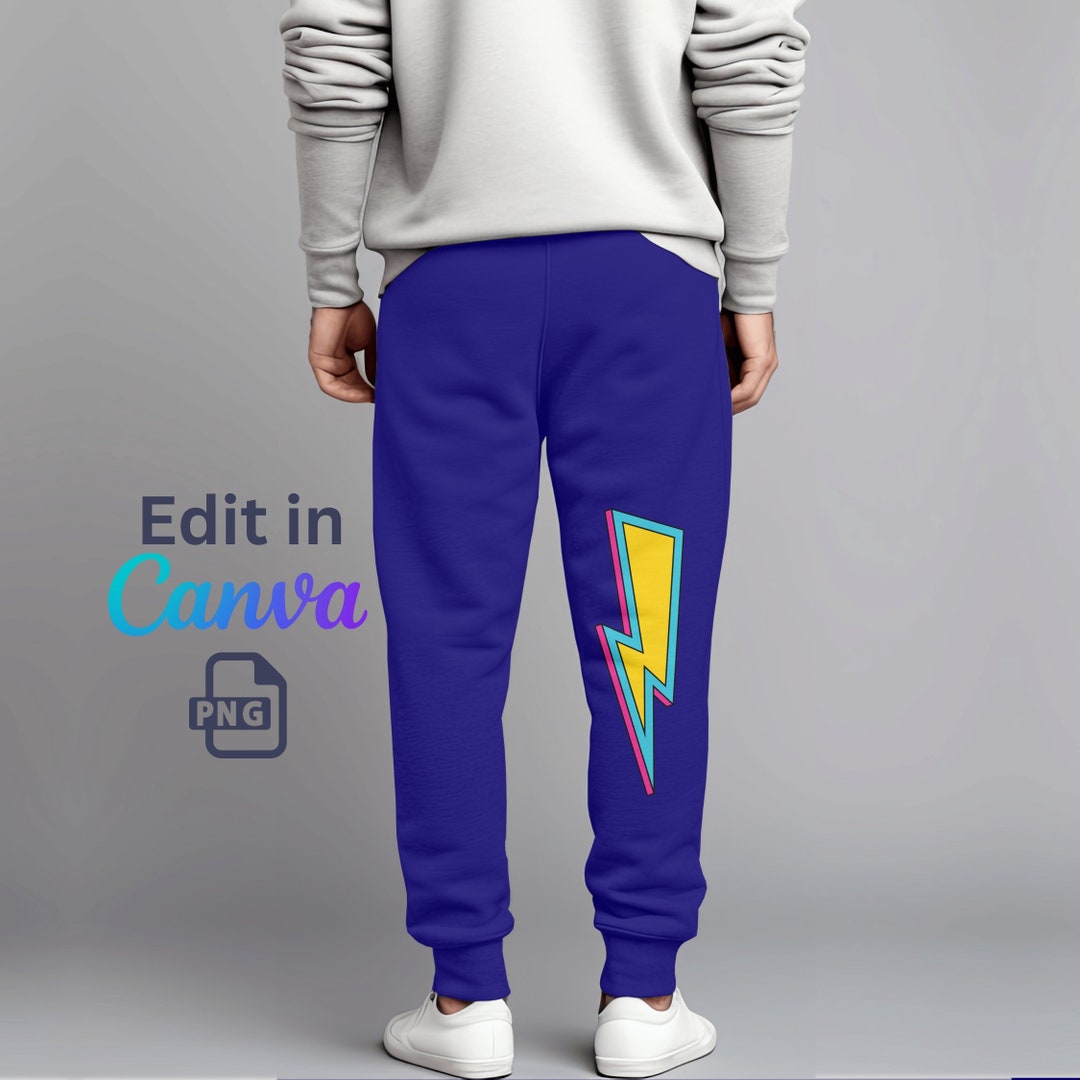 Joggers Mock Up, Jogger Mock Up, Canva Mockup Joggers, Mockup Model Man ...