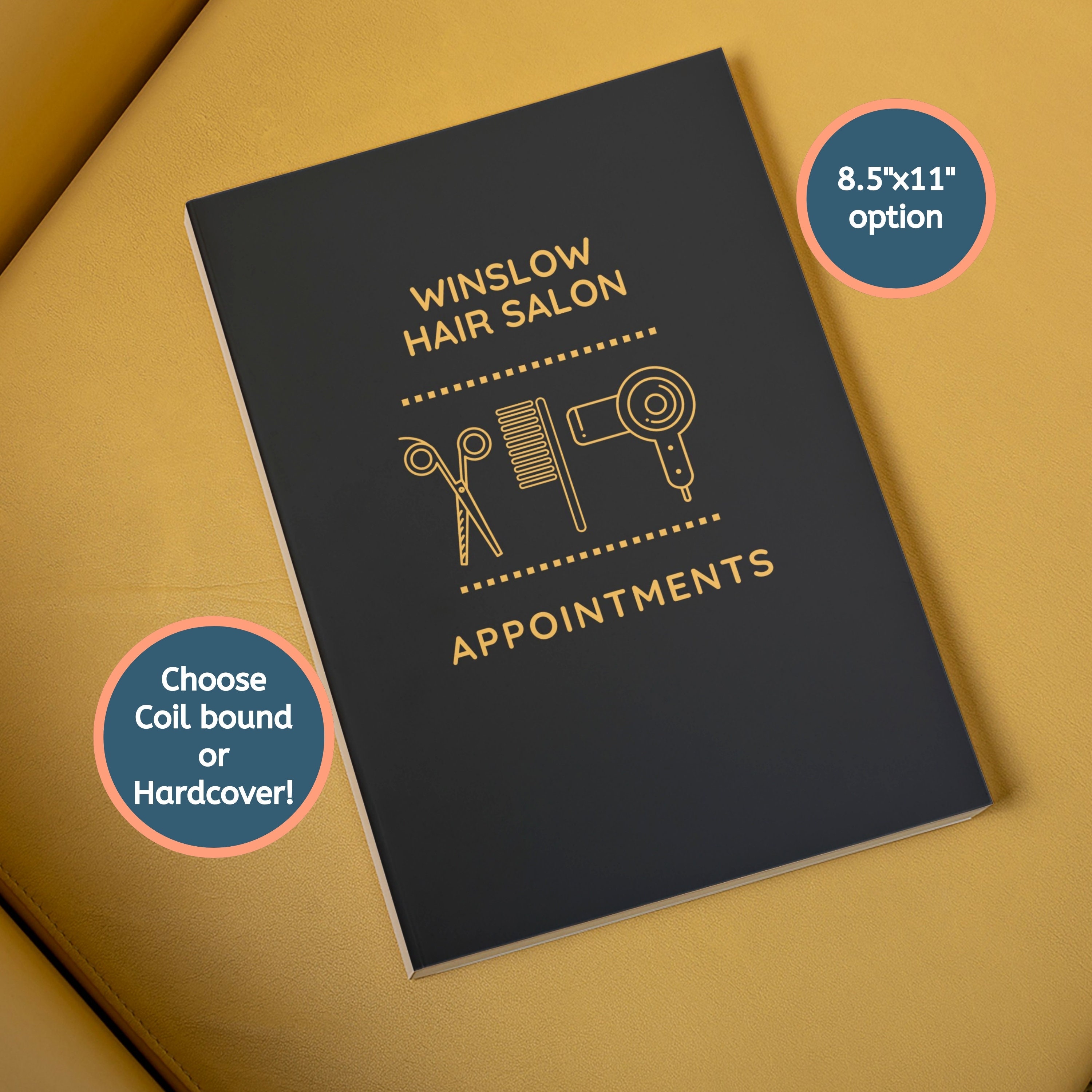 Personalized Barber Appointment Book: Custom Scheduling - Etsy