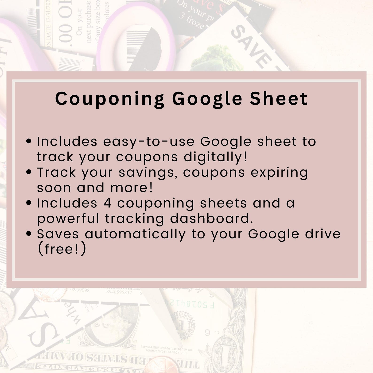 Ultimate Couponing Google Sheet: Digital Organizer & Tracker (PDF) - Etsy