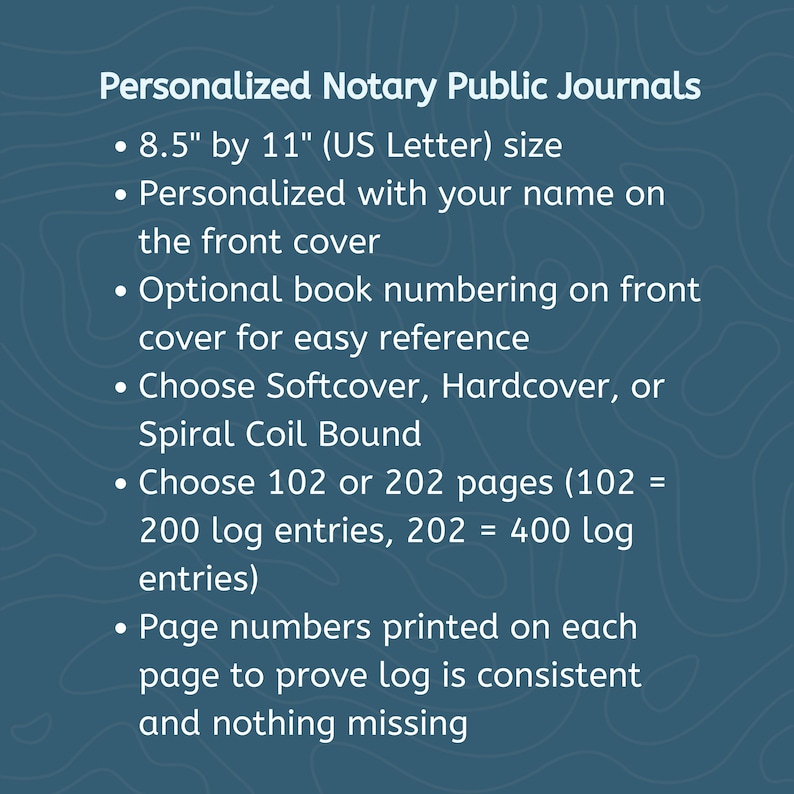 Personalized Green Notary Journal: Public Record Book - Etsy