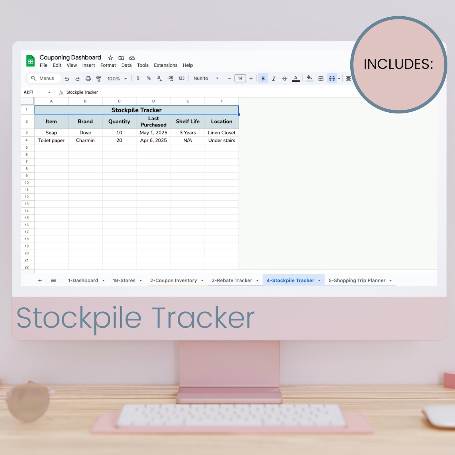 Ultimate Couponing Google Sheet: Digital Organizer & Tracker (PDF) - Etsy