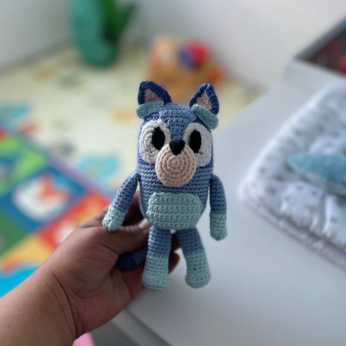 Amigurumi Crochet Pattern Bluey, Patrón Ganchillo Bluey. - Etsy México