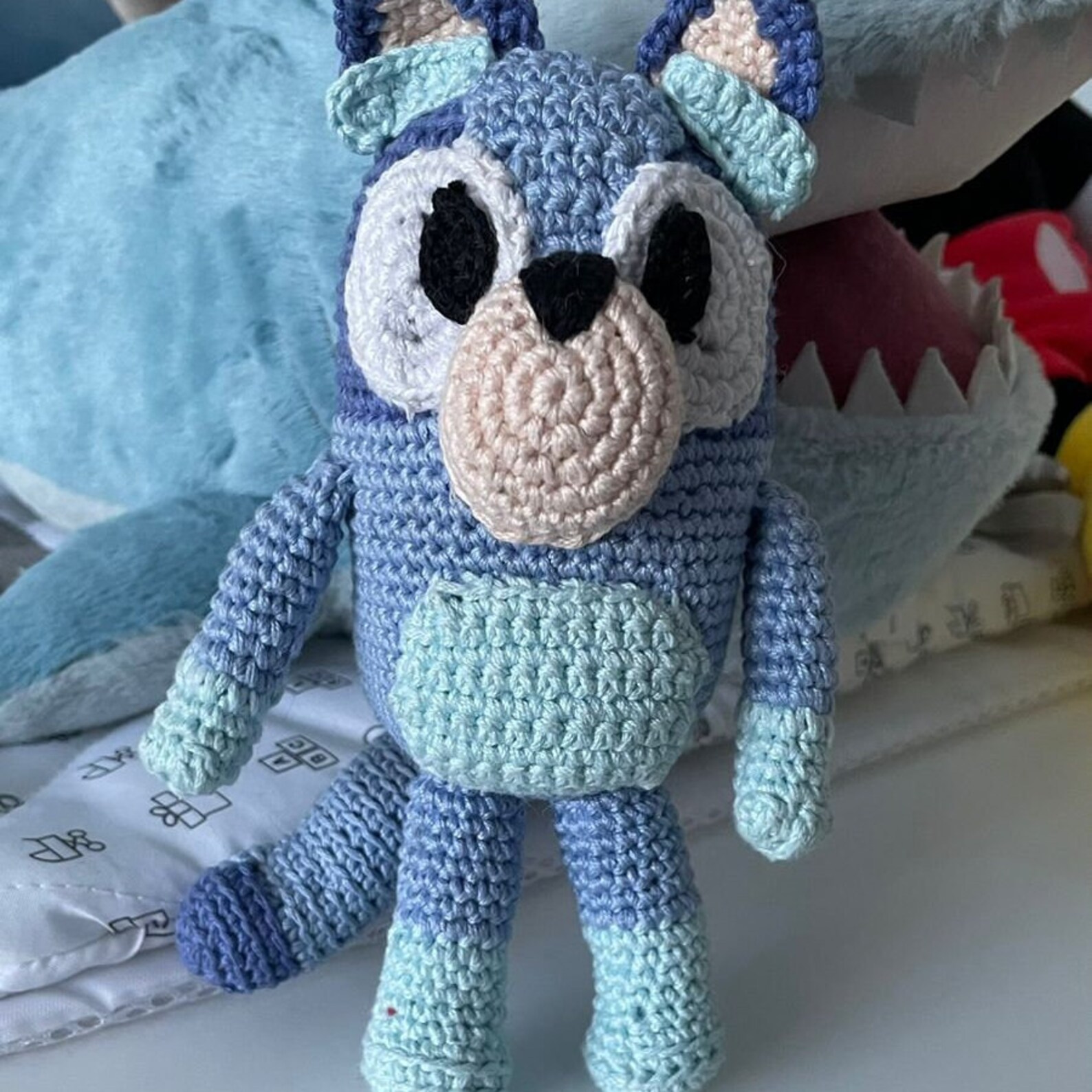 Amigurumi Crochet Pattern Bluey, Patrón Ganchillo Bluey. - Etsy México