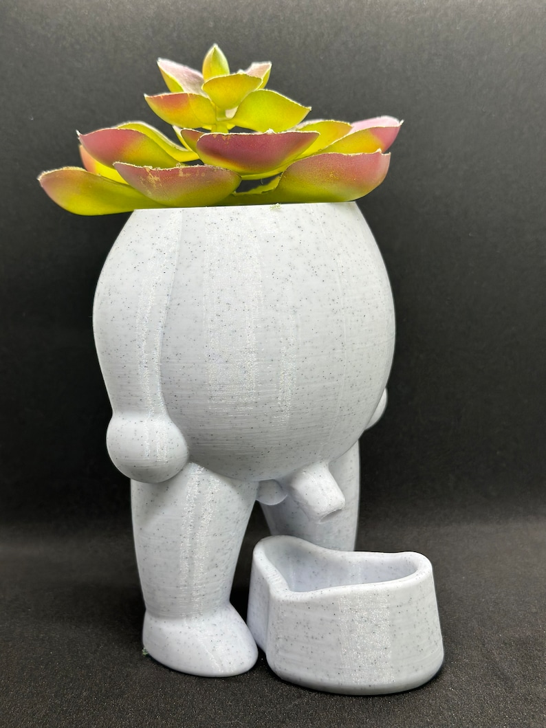 Peeing Flower Pot Succulent Vase Indoor Plant Funny Gag Gift Desk ...