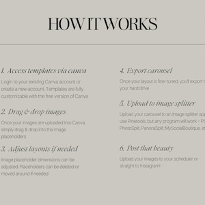 Instagram Carousel Templates | Elora Theme - Etsy