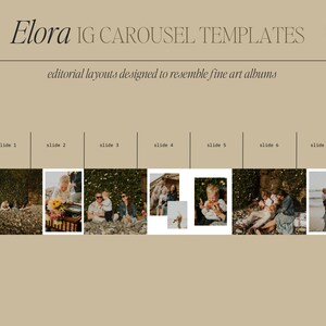 Elora Canva Instagram Carousel Templates - Etsy
