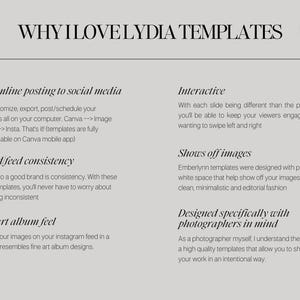 Instagram Carousel Templates | Lydia Theme - Etsy