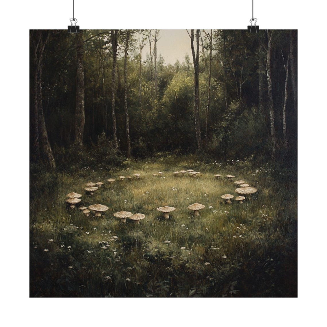 Poster, Fairycore Art, Fairy Grunge, Fairy Ring, Mushroom Forest Art ...