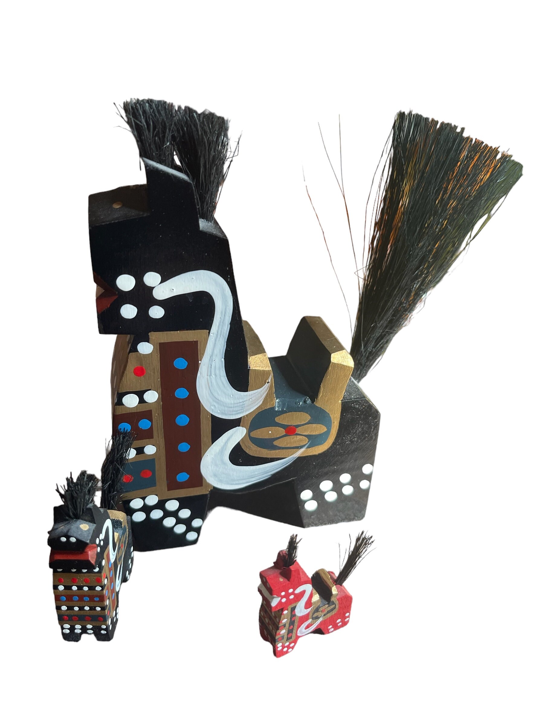 Japanese Yawata-uma Hachinhoe Wooden Horse Kokeshi Japan - Etsy