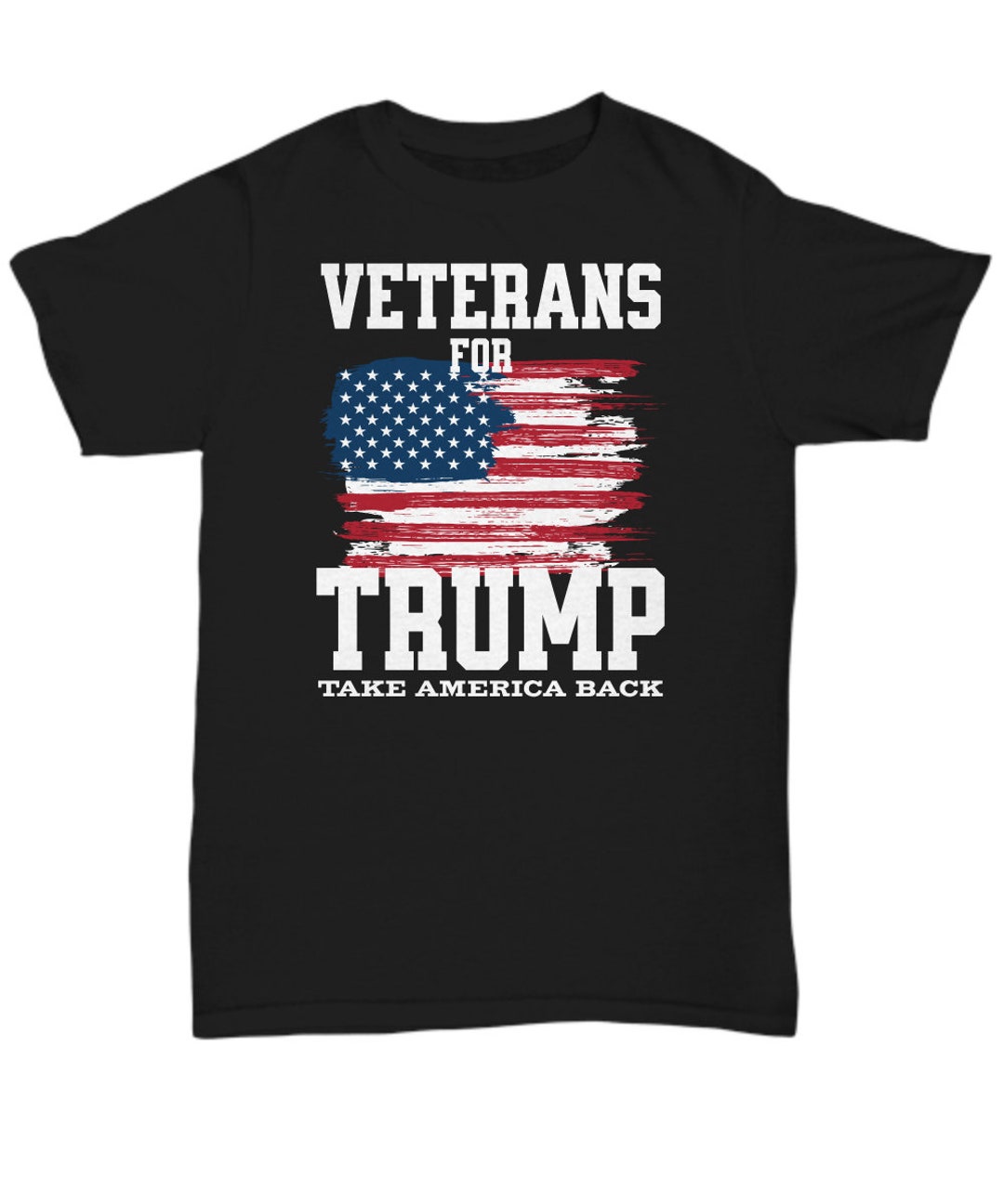 Veterans for Trump 2024 Take America Back Flag Tshirt Vets for Trump T ...