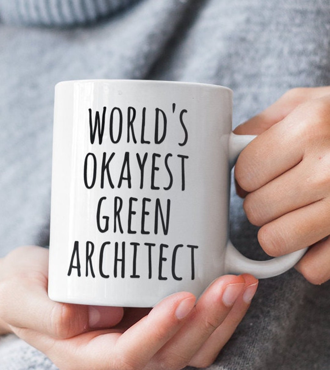GREEN ARCHITECT MUG Gift for Green Architect World's Okayest Green ...