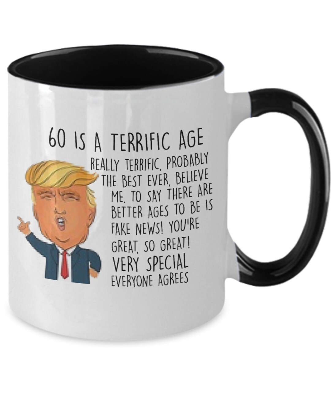 TRUMP 60TH BIRTHDAY Mug Trump Mug 60th Birthday Gifts for Men Trump ...