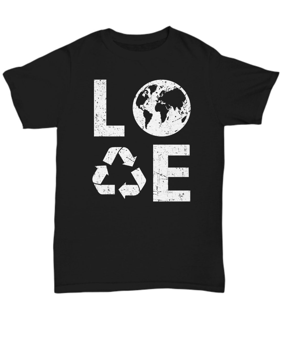 Love Our Planet Tshirt Earth Day Love Tee Recycle Symbol Save the ...