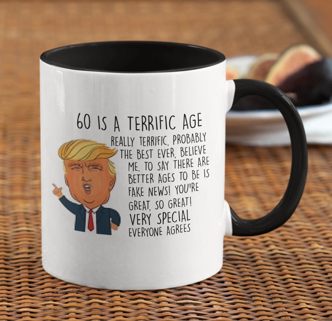 TRUMP 60TH BIRTHDAY Mug Trump Mug 60th Birthday Gifts for Men Trump ...