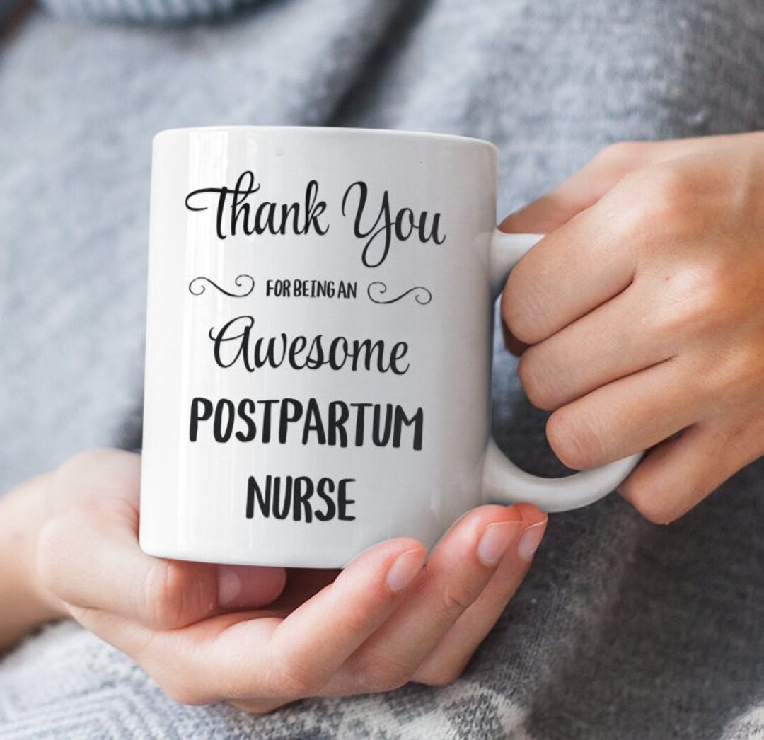 POSTPARTUM NURSE GIFT Thank You for Being an Awesome Postpartum Nurse ...
