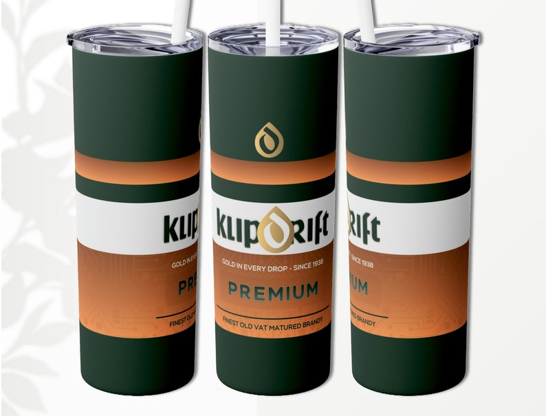 Klipdrift Premium Brandy Tumbler Wrap Sublimation Seamless Designs ...