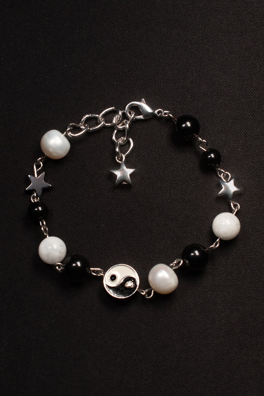 Yin-yang Bracelet Adjustable Size - Etsy