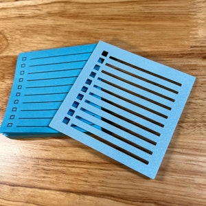 Todo List Stencil Original 10 Lines Post It Note/sticky Note Template ...