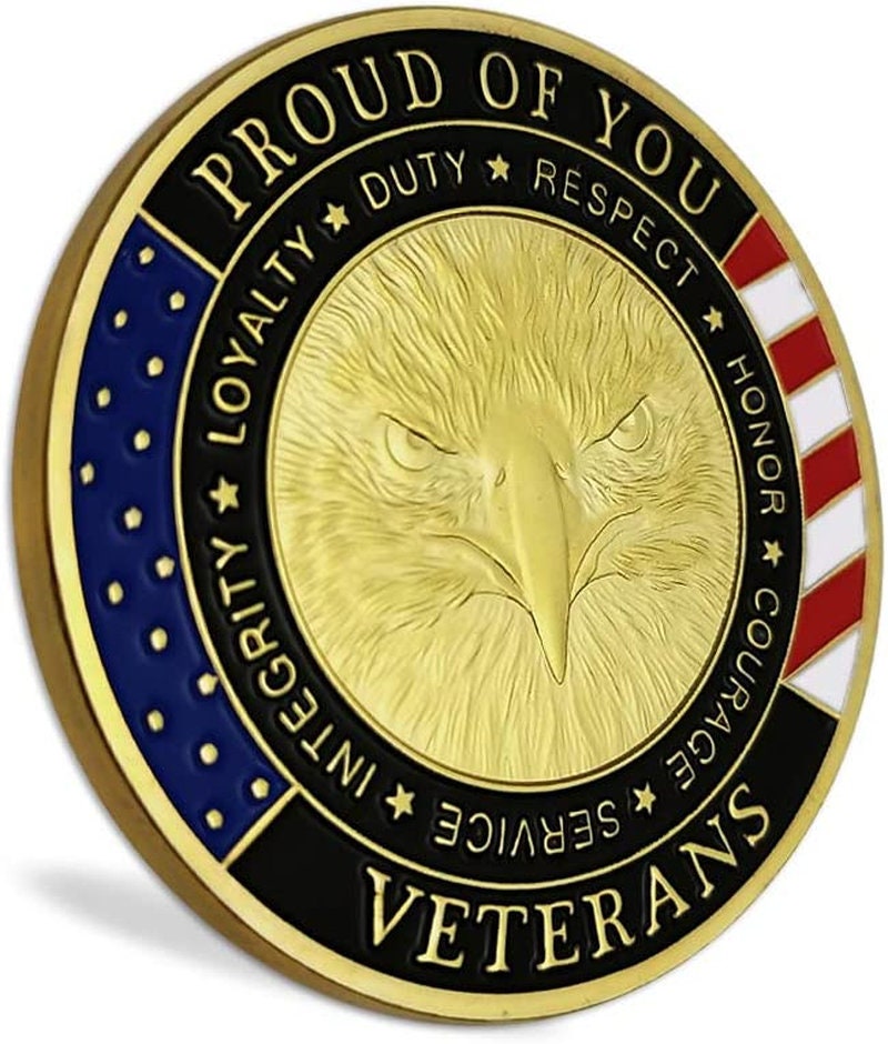 Military Veterans Challenge Coin Thank You for Your Service ...