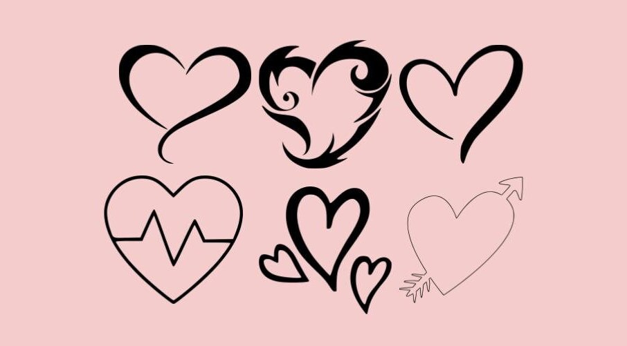 6 Heart Image Bundle for Download - PNG, SVG, EPS, and Jpeg - Etsy