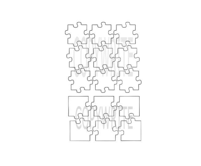 Puzzle Piece Downloadable File for Cut Outs - JPEG, PNG, SVG, and Eps ...