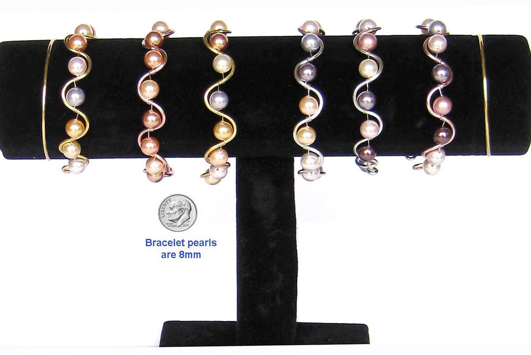 Swarovski Pearl Wave Bracelets and Chain-thru-pearl Endless Necklaces ...
