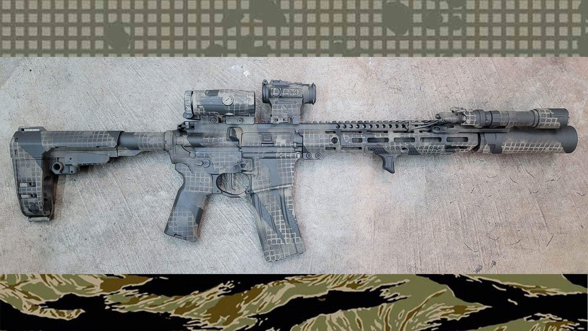 Digital Night Camo Stencil for Spray Painting, X2 for 1 DEAL, We WEED ...