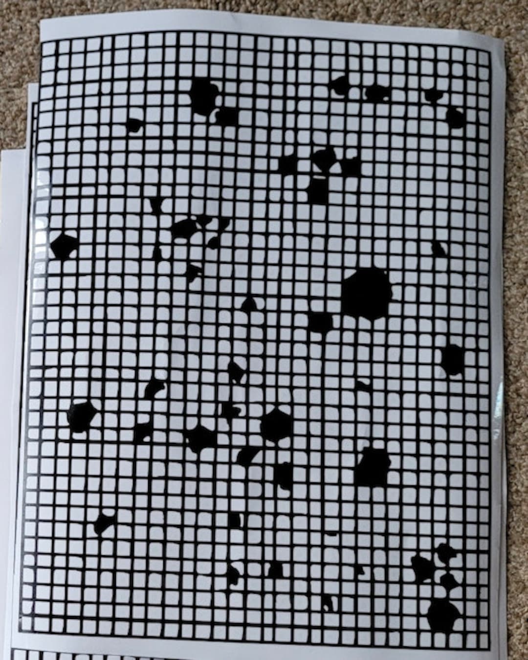 Vinyl Digital Night Camo Stencil for Spray Painting, We WEED for You ...