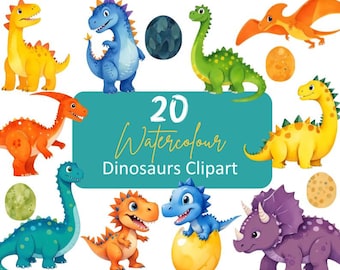 Dinosaur Clipart, Cute Dinosaur Clip Art, Scrapbook Printable ...