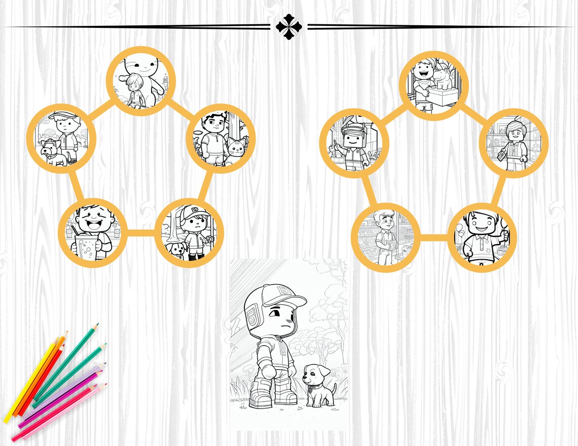 Coloring Pages for Kids, 25 Printable Coloring Pages for Kids, Kids ...