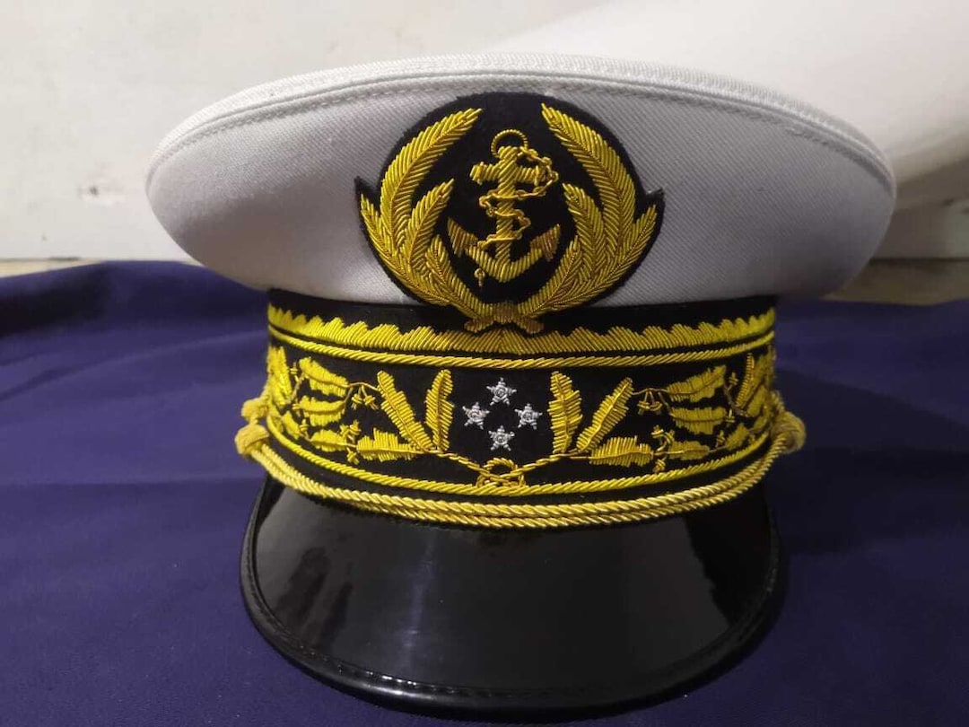 French Navy Hat French Navy Admiral General Hats - Etsy
