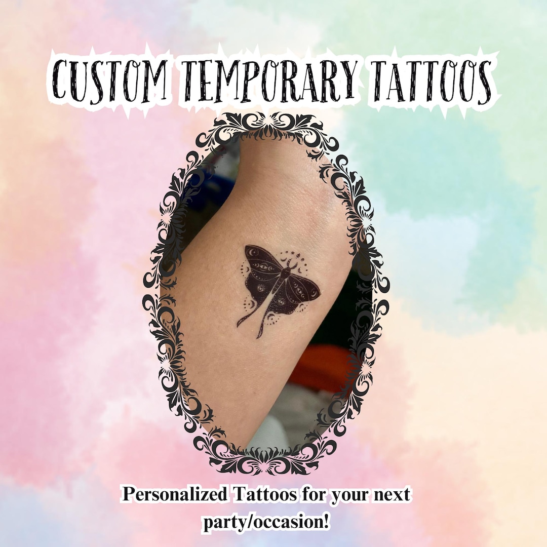 Custom Temporary Tattoos | Wedding Favor | Party Favor | Fun Temp ...