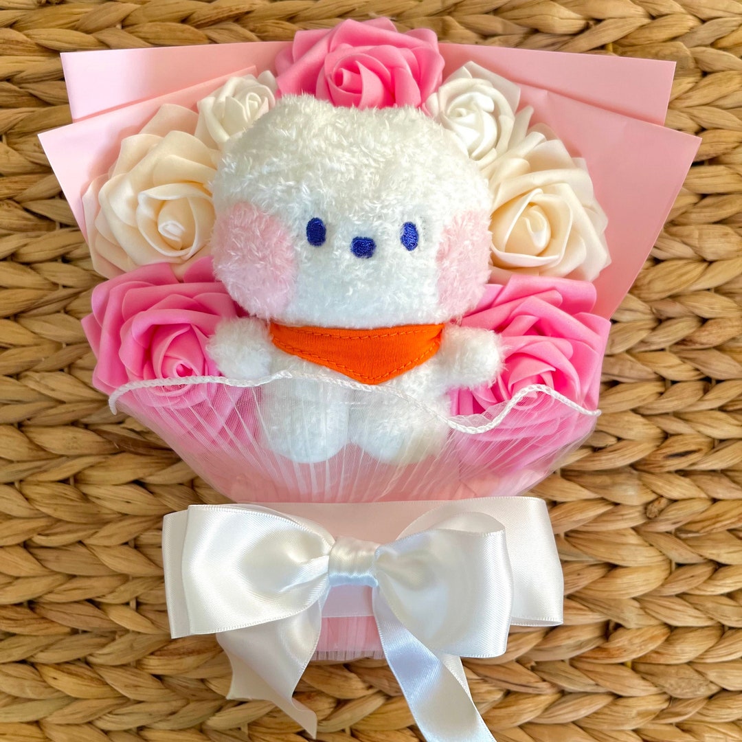 Mini Cute Kpop Plushy Flower Bouquet [perfect Gift for Celebrations ...