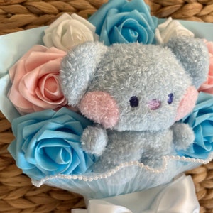 Mini Cute Kpop Plushy Flower Bouquet perfect Gift for Celebrations ...
