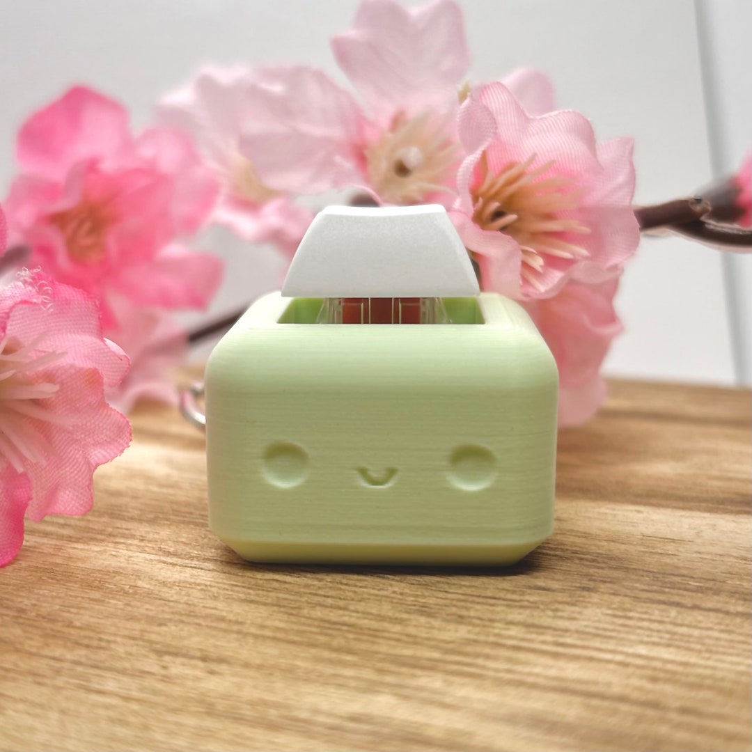 Single 3D Printed Mechanical Keyboard Fidget Toy Keychain - Etsy