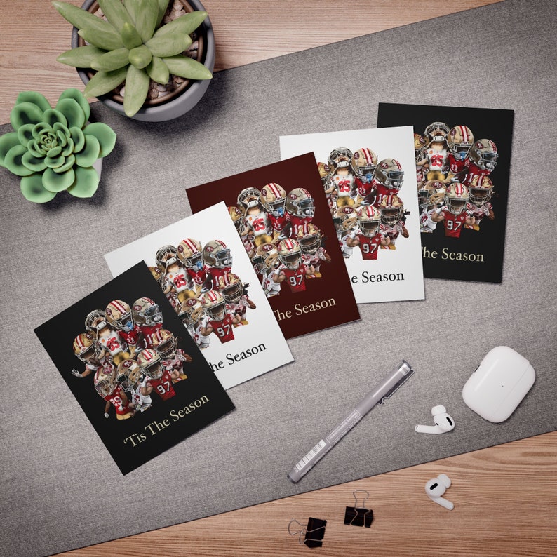San Francisco 49ers Niner Squad Greeting Cards (5-pack) - Etsy