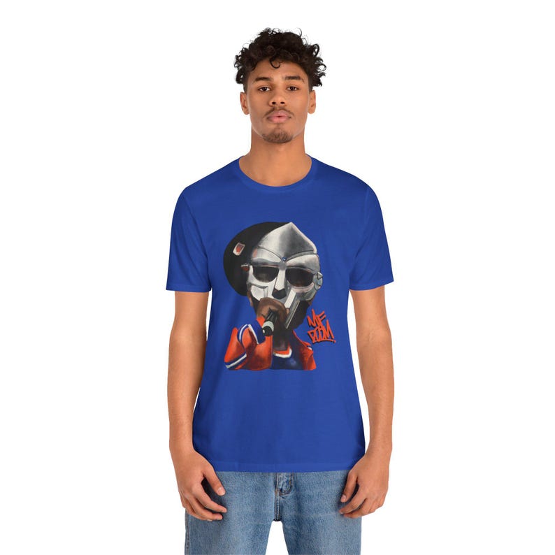 NEW - Iconic Hip Hop Legend MF DOOM Adult Unisex Short Sleeve Tee Shirt ...