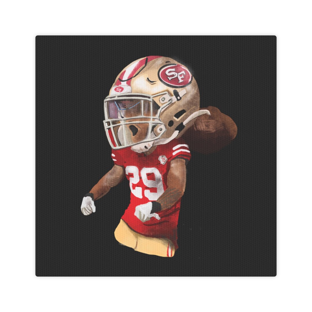 San Francisco 49ers Talanoa Hufanga Canvas Tile Wall Art - Etsy
