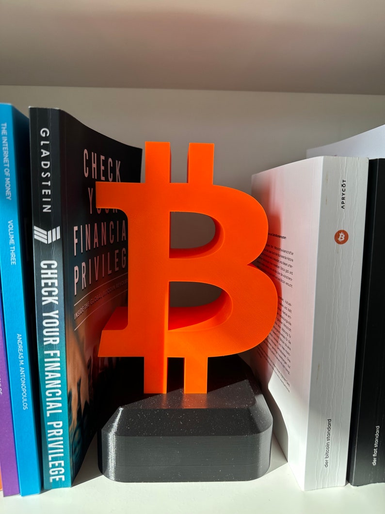 Bitcoin Logo 3D Printed Statue Perfect Gift A Must-have for Every ...