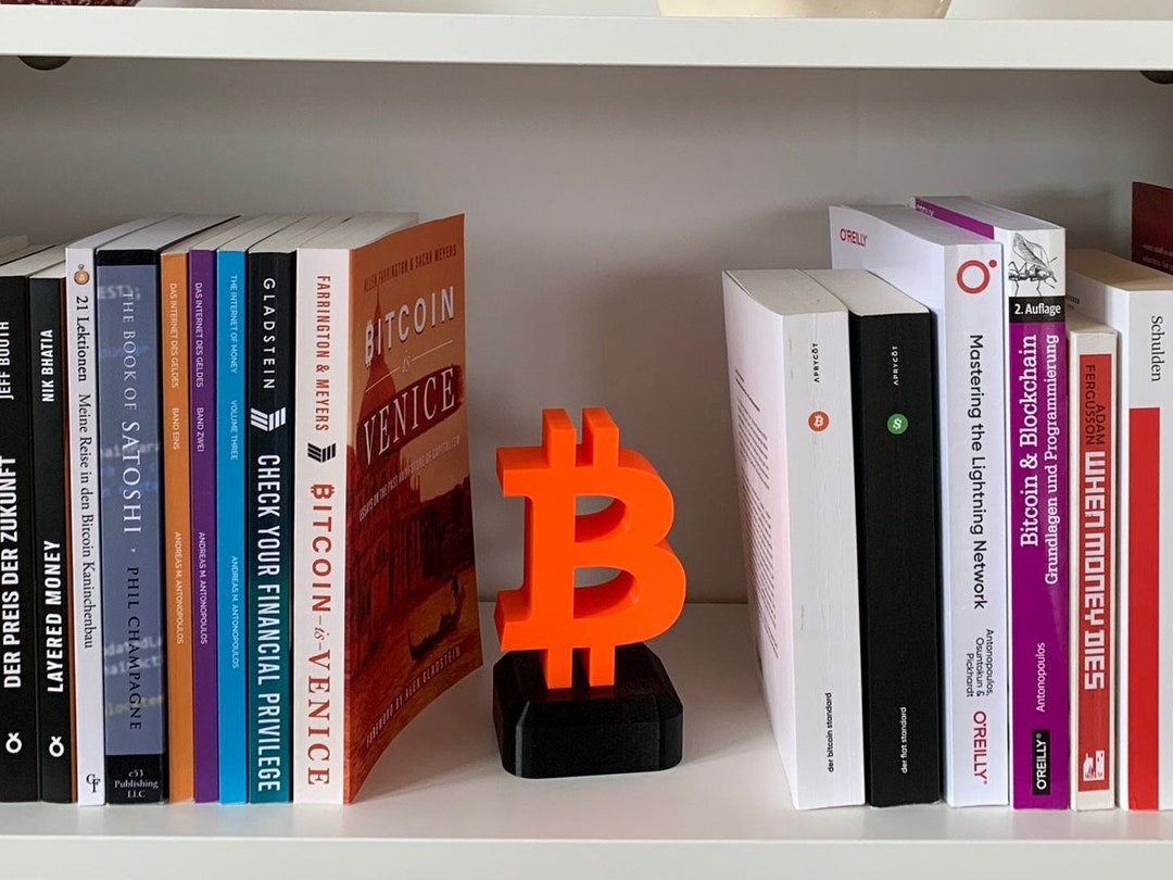 Bitcoin Logo 3D Printed Statue Perfect Gift A Must-have for Every ...