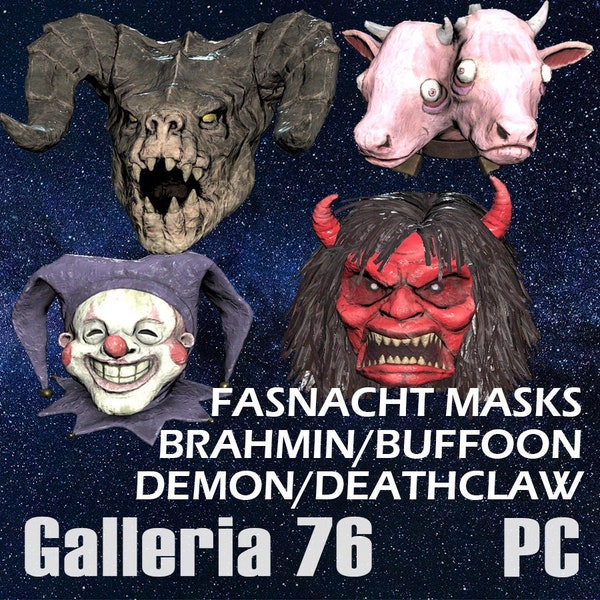Fasnacht Mask Fallout 76 - Etsy