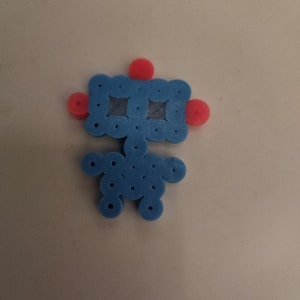 Robot Perler Bead Keychain - Etsy
