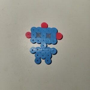 Robot Perler Bead Keychain - Etsy